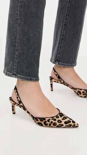 Veronica Beard Caroline Print Heels