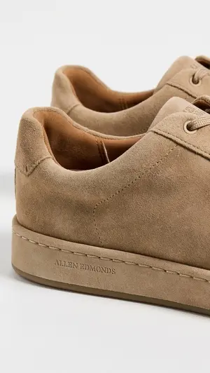Allen Edmonds Barnes Suede Sneakers - Bone