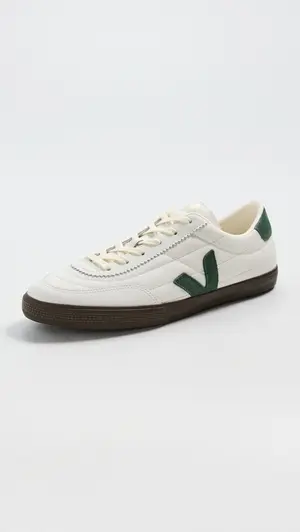 VEJA Panenka Leather Sneakers - White/cyprus/eagle