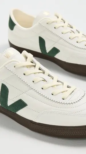 VEJA Panenka Leather Sneakers - White/cyprus/eagle