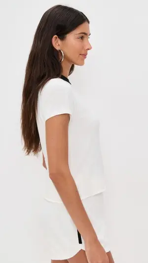 LE BOP Ringer Tee - White