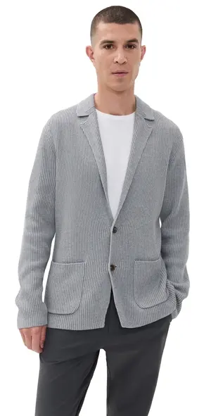 Men's Gray Knit Cardigans