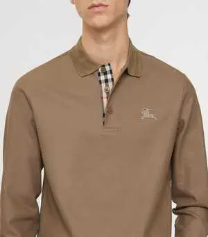 Burberry Cotton Long-sleeve Polo Shirt