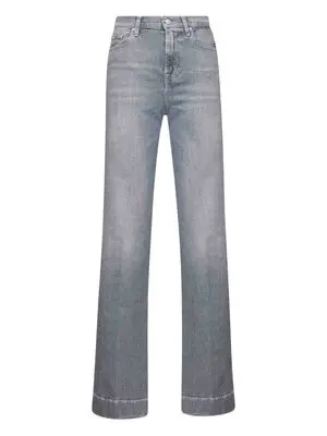 SEVEN High-waist Straight-leg Jeans