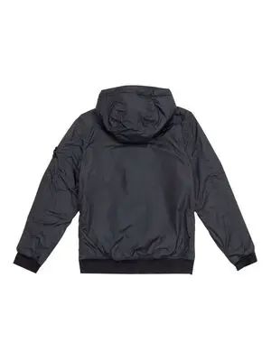 Stone Island Compass Patch Zip-up Hooded Jacket