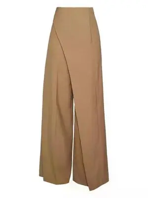 MUGLER Pleated Wrap Trousers