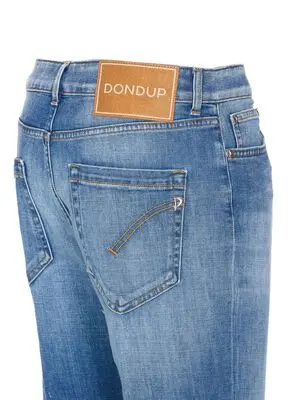 DONDUP Five-pocket Jeans With Logo Detail