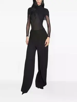 MUGLER Split-front Wide-leg Trousers