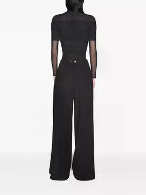 MUGLER Split-front Wide-leg Trousers