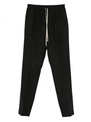 Rick Owens Trousers With Drawstring Fastening - Black