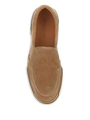 Dolce & Gabbana Suede Slip-on Loafers
