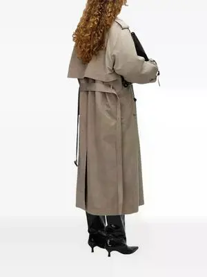 UMBER POSTPAST Belted Double-breasted Trench Coat
