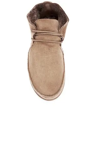 THE ROW Tyler Lace Up Boot - Fawn