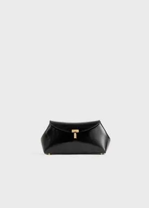 TOTEME Mini T-lock Naplack Clutch