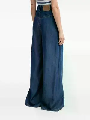 Munthe Pleated Wide-leg Jeans
