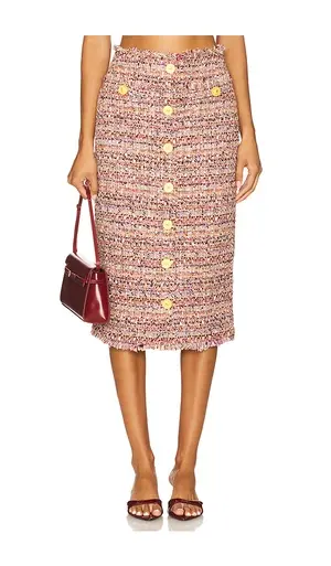L'Agence Tai Midi Skirt