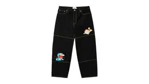 Palace Black Wash Jeans For Men