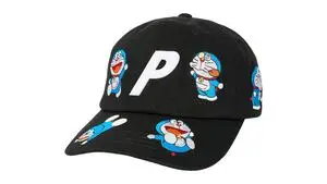 PALACE Doraemon 6-panel Hat - Black