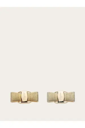 FERRAGAMO Vara Bow Earrings - Gold