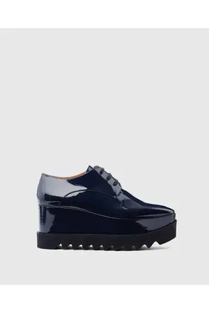 Stella McCartney Limited-edition Elyse Monochrome Platforms - Navy