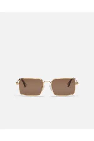 AUREUM Eze Square Sunglasses Gold