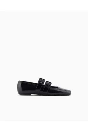 Emporio Armani Adjustable Flats For Women