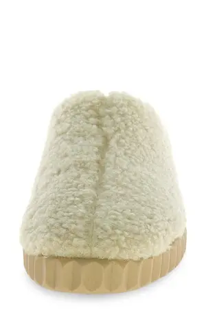 VOILE BLANCHE Gina Faux Shearling Clogs