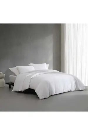 Calvin Klein Puckered Grid Duvet Cover & Shams Set