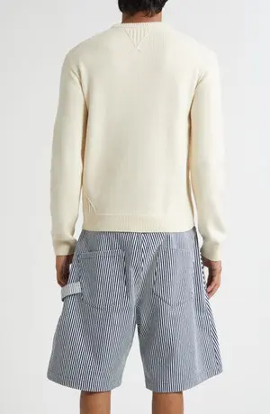 JW Anderson Oversize Cotton Crewneck Sweater