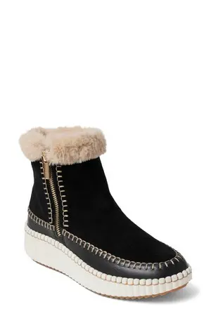 Jack Rogers Janetta Faux-fur Bootie - Black
