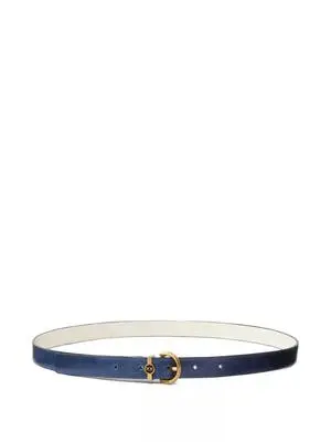 Pinko Leather Buckle Belt - Blue