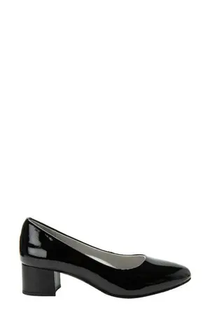 ALEGRIA BY PG LITE Lisah Almond Toe Pump - Black Patent