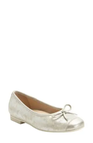 ALEGRIA BY PG LITE Talya Cap Toe Ballet Flat - Champagne Mist