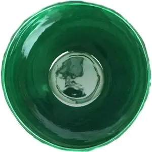 VIETRI Lastra Green Figural Bowl - Dark Green