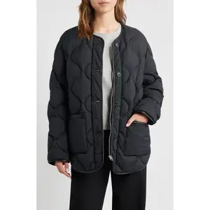 Rag & Bone Tatiana Quilted Down And Feather Filled Jacket - Black