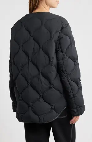 Rag & Bone Tatiana Quilted Down And Feather Filled Jacket - Black