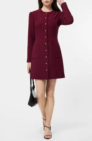 French Connection Celie Long Sleeve Mini Dress