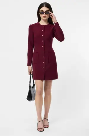 French Connection Celie Long Sleeve Mini Dress