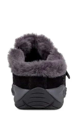Easy Spirit Elinn Faux Shearling Mule - Black