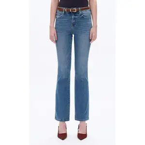 BAYEAS Mid Rise Bootcut Jeans