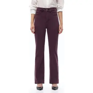 BAYEAS High-waist Bootcut Jeans - Plum