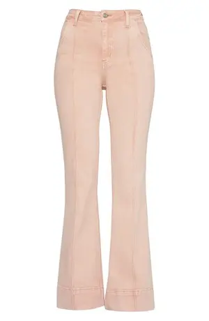 BAYEAS High-rise Flare Jeans - Pink