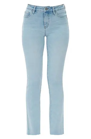 BAYEAS Raw Hem Skinny Jeans - Light Blue