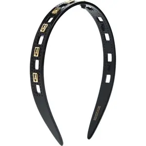 Alexandre De Paris Headband With Swarovski Crystals - Black