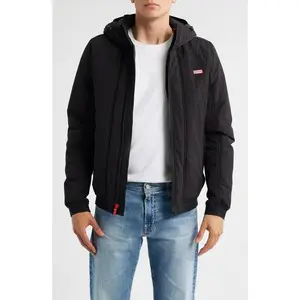 Hunter Horley Hooded Water Resistant Ripstop Jacket - Black
