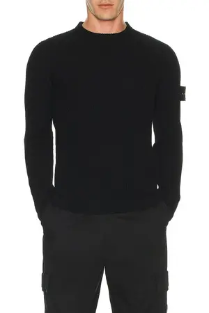 Stone Island Crewneck Sweater - Black