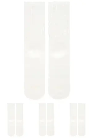 SKIMS Tube Crew Socks 3 Pack - Chalk