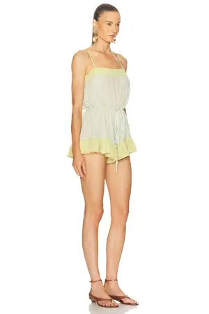 Chloé Silk Satin Romper