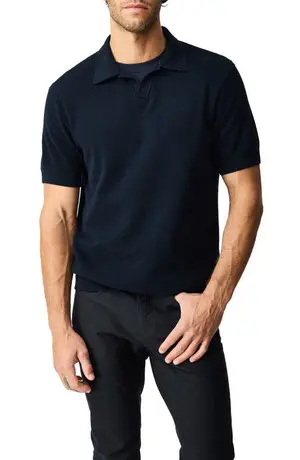 Rodd & Gunn Avalon Johnny Collar Polo - Eclipse
