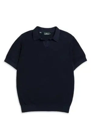 Rodd & Gunn Avalon Johnny Collar Polo - Eclipse